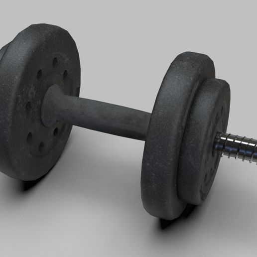 3D file Dumbbells 3D Model 🏋️ ・3D print design to download・Cults