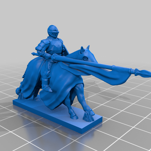 🗡️ Late Middle Ages - Generic Heavy Cavalry・Free 3D File for ・Cults