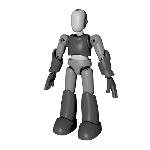 🤖 Atomic-13 Articulated Action Figure Poseable Mannequin・Archivo 3D ...