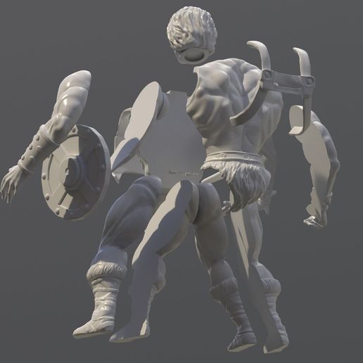 🤴 He-Man 1982 figure Printable・ 3D File for 3D printing・Cults