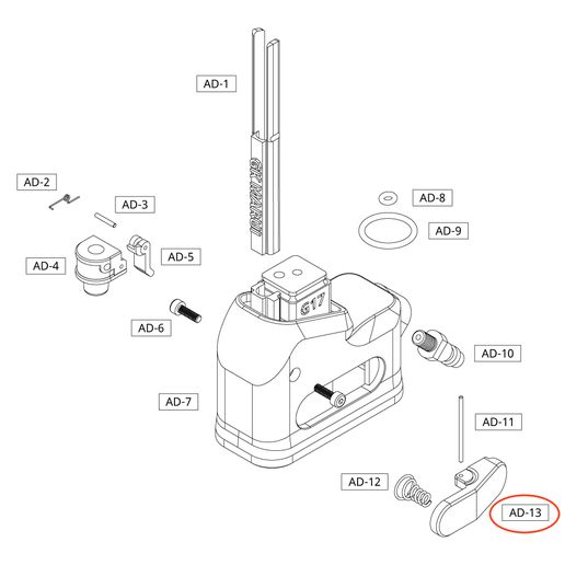 Бесплатный STL файл Затворная задержка M4/MP5 NEW GEN (часть AD-13) 🆕 ...