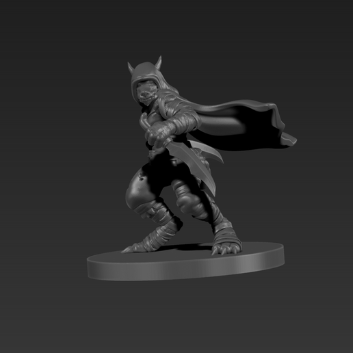🎲 Kobold Rogue Miniature・ STL File for ・Cults