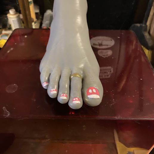 ♀️ female right foot sculpt・ OBJ File for 3D printing・Cults