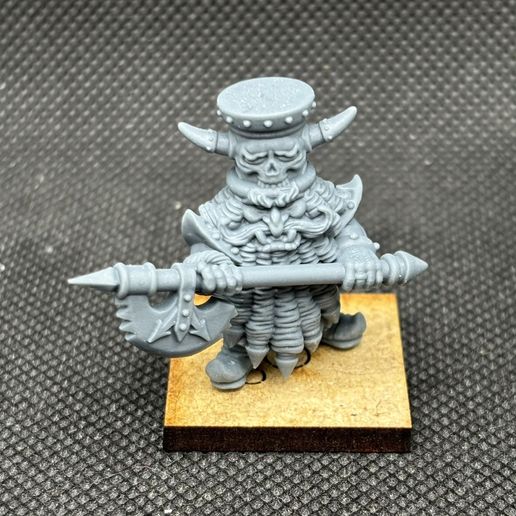 💂 EVIL DWARF INFERNAL GUARD HERO・Free STL File for 3D printing・Cults