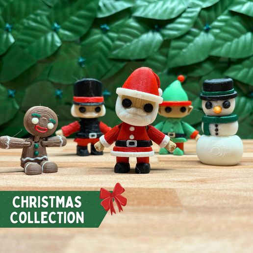 🎄 3D Printable Christmas Pack #1・ 3D File for 3D printing・Cults