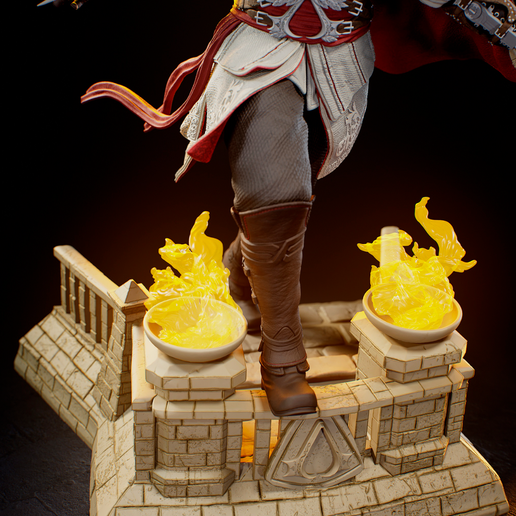 🦸 Figure of Ezio Auditore・ STL File for 3D printing・Cults