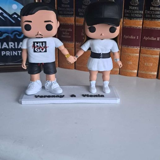 STL file Funko Pop Personalized Couples 👨 ・3D printing idea to download ...