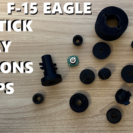 🦅 F-15 Eagle Buttons and Caps・Free 3D File for ・Cults