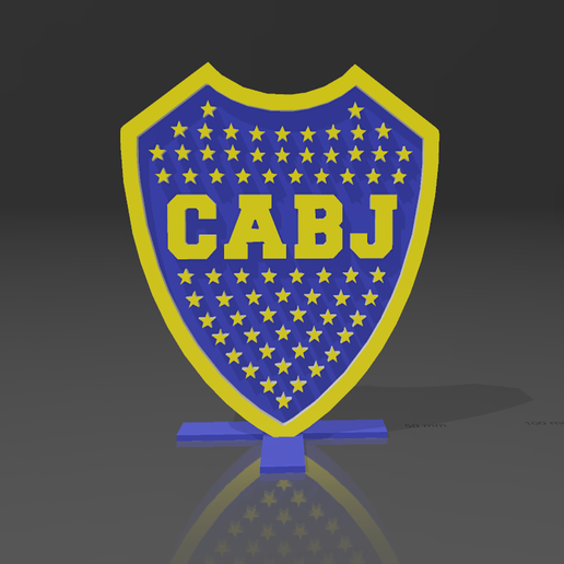 arquivo STL BOCA JUNIORS - LOGOTIPO 👾 ・modelo de impressão 3D para ...