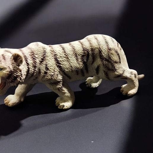 3d white tiger