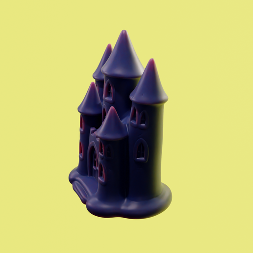 🏰 Castillo Chibi – Chibi Castle Mold candle・Archivo STL para Impresión ...