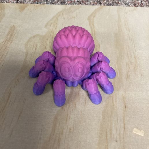 👌 Flexi Cute Tarantula / flexi articulated fidget toy / print-in-place ...