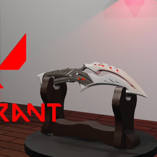 🔪 Byteshift Knife Valorant Replica・ STL File for 3D printing・Cults