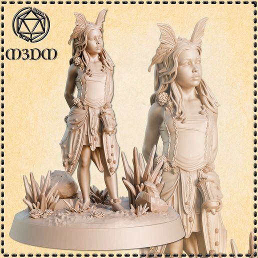 🧒 Fey Child (Casual)・ STL File for 3D printing・Cults