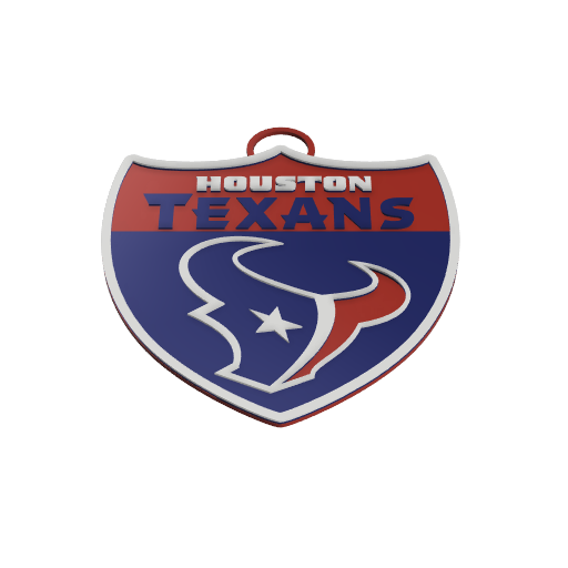 🛡️ HOUSTON TEXANS NFL SHIELD CHAIN・ STL File for 3D printing・Cults