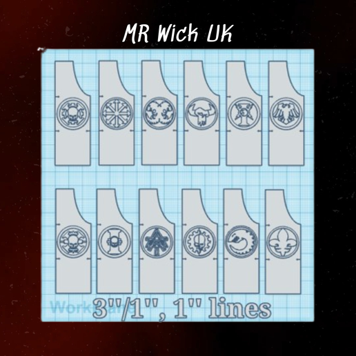 ⚔ 40K Measuring Tool 01・Free STL File for 3D printing・Cults