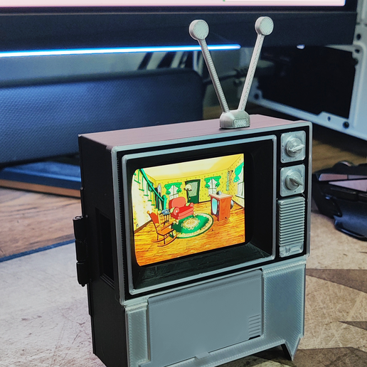 🎲 Miyoo Mini Retro TV Enclosure・ STL File for 3D printing・Cults
