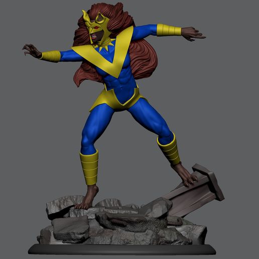 STL file Teen Titans Member Pantha 🦸 ・3D printer model to download・Cults