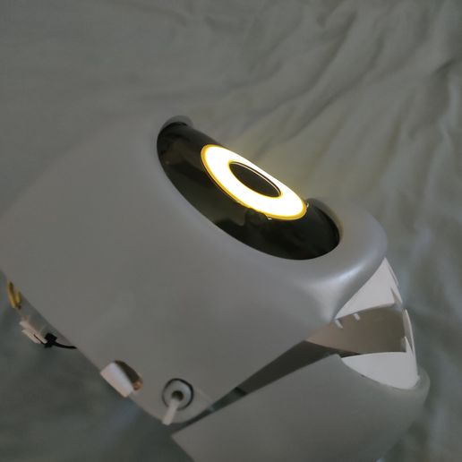 3D printed Murder Drones Mask (v2) with Articulated Jaw • made with P1P・Cults