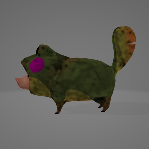 STL file MONSTER HUNTER POOGIE HOG IN A FROG 👹 (OBJ)・3D printable model ...