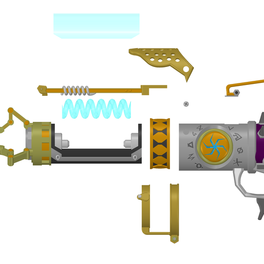 🔫 Jinx "Zap Zap" Pistol Prop | Arcane Cosplay | By Collins Creations 3D ...