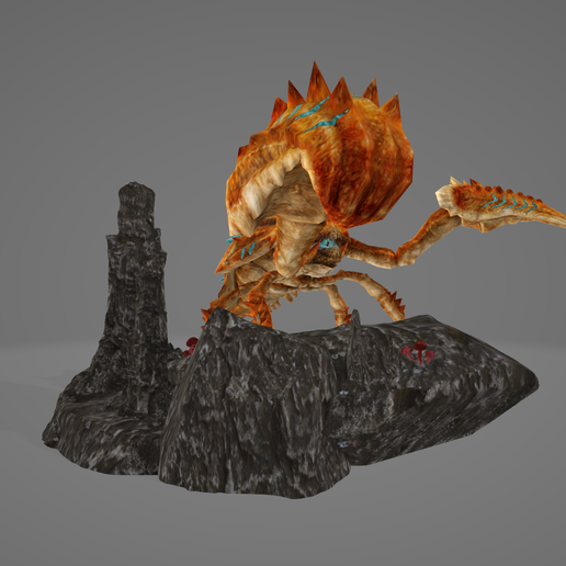 STL file MONSTER HUNTER TAIKUN ZAMUZA FIGURE 👹 (OBJ)・Model to download ...