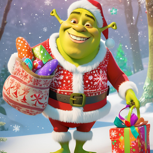 🎄 CHRISTMAS SHREK [SHREK]・ STL File for 3D printing・Cults