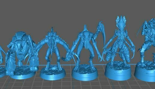 👽 Alien - Bug Chess Set・Free STL File for 3D printing・Cults