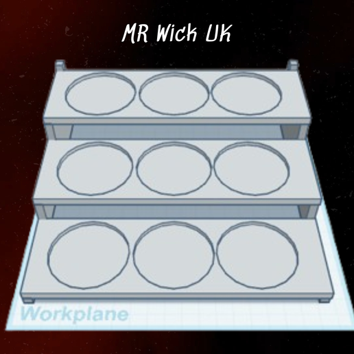 ⚔ GW 40K 50MM Base Display, 04.・Free STL File for 3D printing・Cults