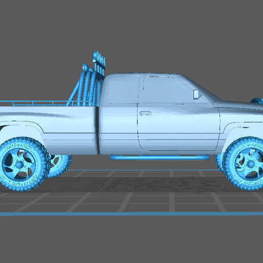 🐏 2 Fast 2 Furious "Scramble" Dodge Ram 1500 Off Road Kit bumper Quad ...