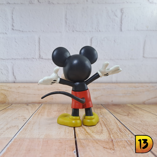 3D print MiniPrint 001 - Mickey Mouse 3D print model • made with ...
