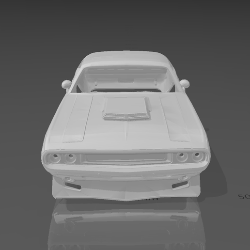 🐚 Dodge Challenger 1970 Trans Am Shell Body - Divided Parts for Easy ...