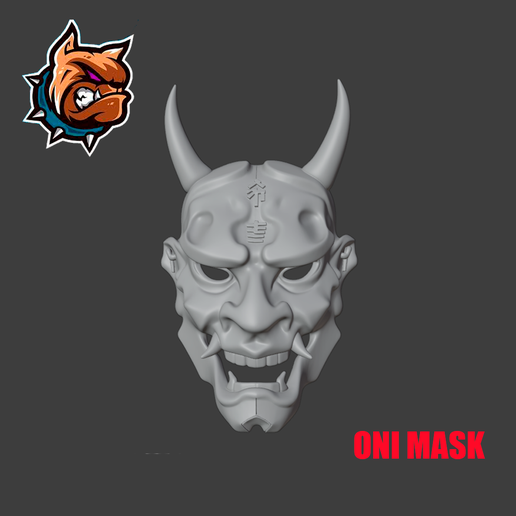 🇯🇵 ONI MASK・ STL File for 3D printing・Cults