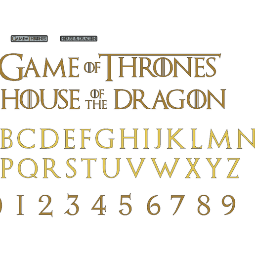 dragons lettering