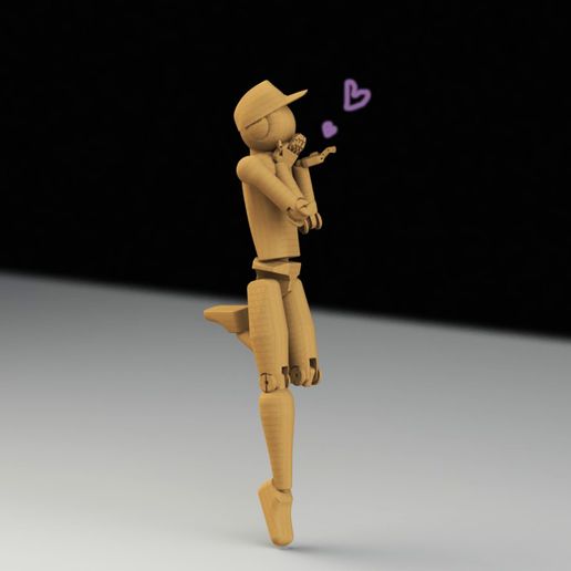 👩 Poseable figure・Free STL File for ・Cults