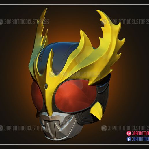 🪖 Kamen Rider Kuuga Helmet・ 3D File for ・Cults