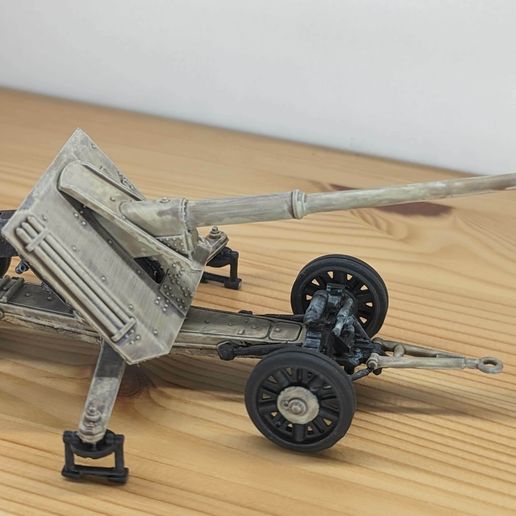🔫 88mm anti-tank gun - Pak 43 (Germany, WW2)・ 3D File for 3D printing・Cults