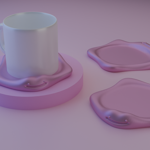 🐉 Ditto Cup Holder・ STL File for 3D printing・Cults