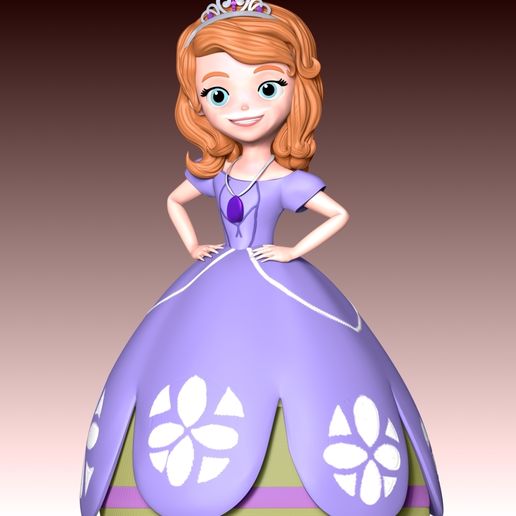 👸 Sofia Princess・ 3D File for 3D printing・Cults