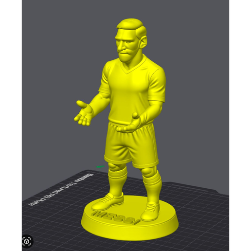 ⚽ Controller Holder Messi Footbol・ STL File for 3D printing・Cults