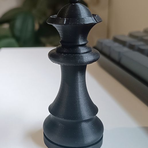 ♟️ Classic Chess Queen・Free STL File for 3D printing・Cults