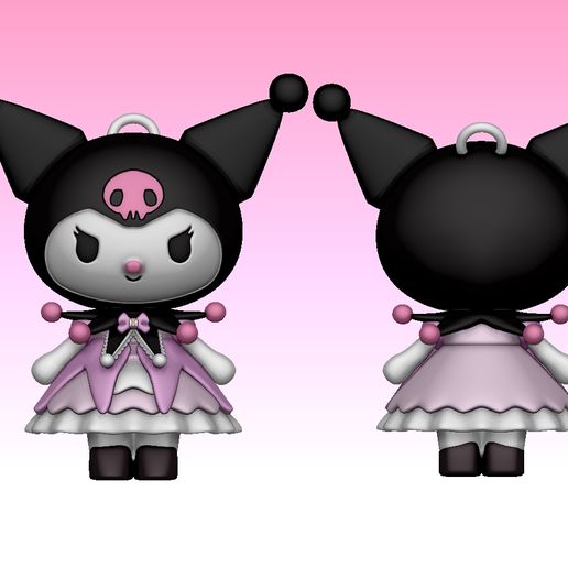 👗 Kuromi in Dress from SANRIO・ STL File for 3D printing・Cults