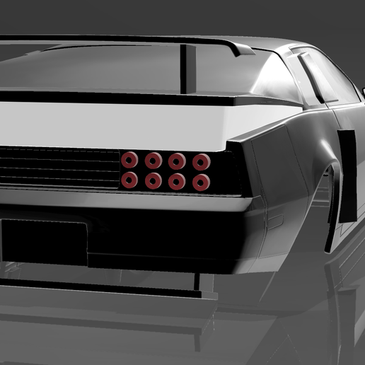 OBJ file KITT - KNIGHT RIDER (SPM) - 1982 Pontiac Firebird Trans Am 1: ...