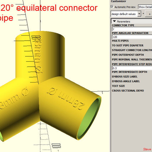 🚰 28mm caravan RV sink water drain pipe connector fittings・Free STL ...