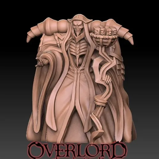 🎲 Ainz Ooal Gown - Overlord - Tabletop miniature・ 3D File for 3D ...