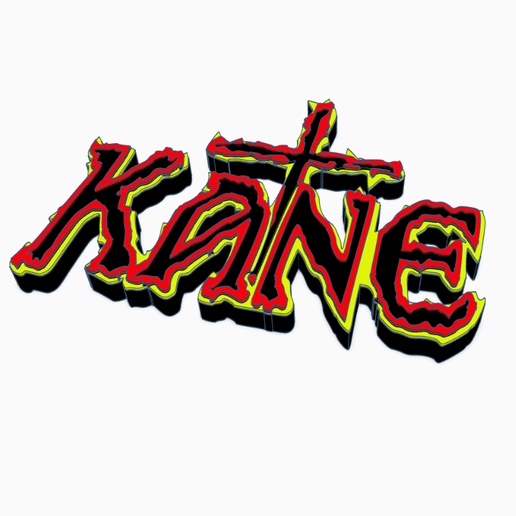 🤼 KANE (WWE) Logo Display by MANIACMANCAVE3D・ STL File for 3D printing ...
