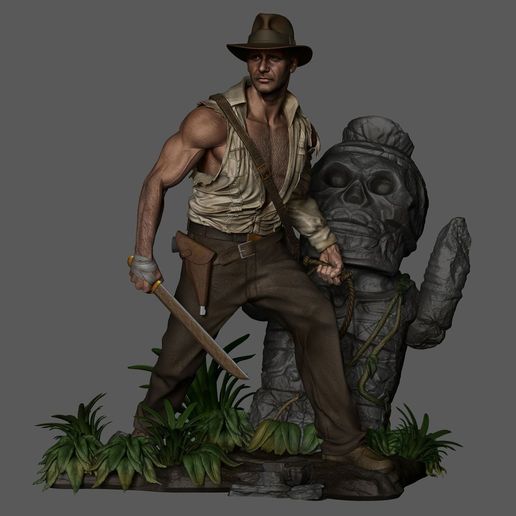 👽 Indiana Jones・ 3D File for ・Cults