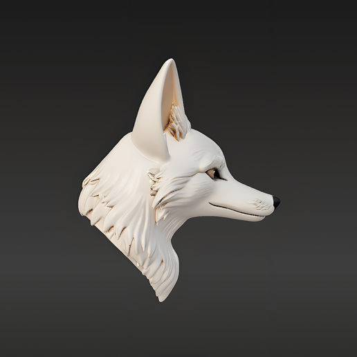 🗿 Fox/Zorro・ STL File for 3D printing・Cults