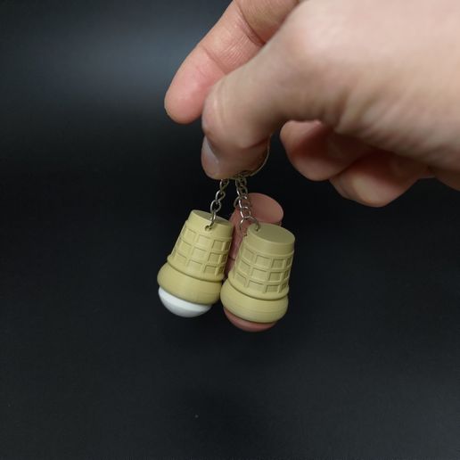 🗝️ KEYCHAIN CLICKER - ICE CREAM・ STL File for 3D printing・Cults