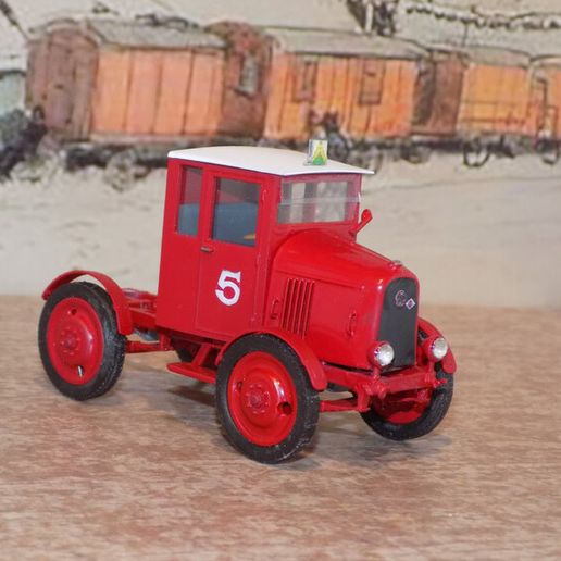 🚜 ROAD TRACTOR LATIL 1930 ECH : 1/43ème・ STL File for ・Cults